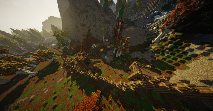 Largashbur, Orc stronghold, full interior (Skyrim TES) Minecraft Map