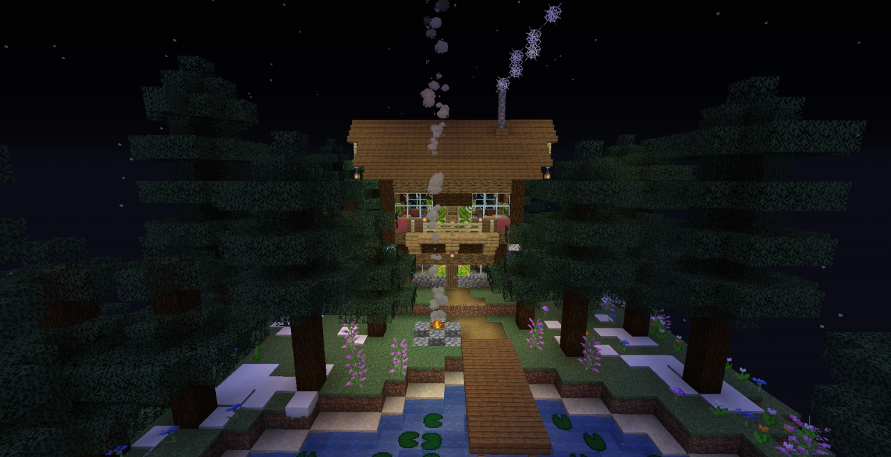 Spring Forest Cabin Minecraft Map