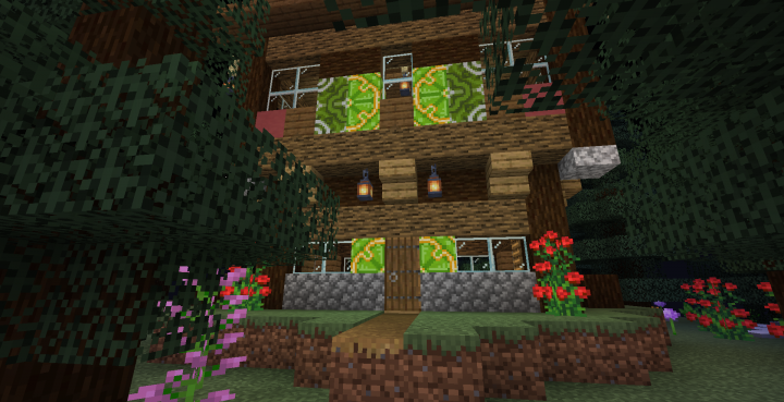 Spring Forest Cabin Minecraft Map