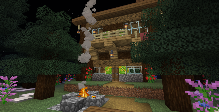 Spring Forest Cabin Minecraft Map
