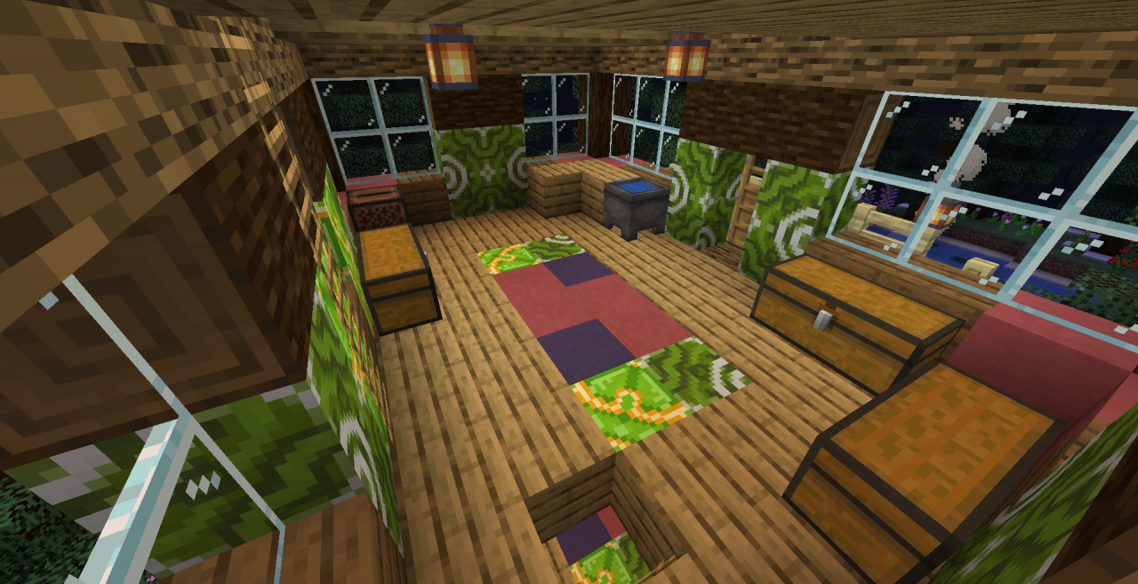 Spring Forest Cabin Minecraft Map