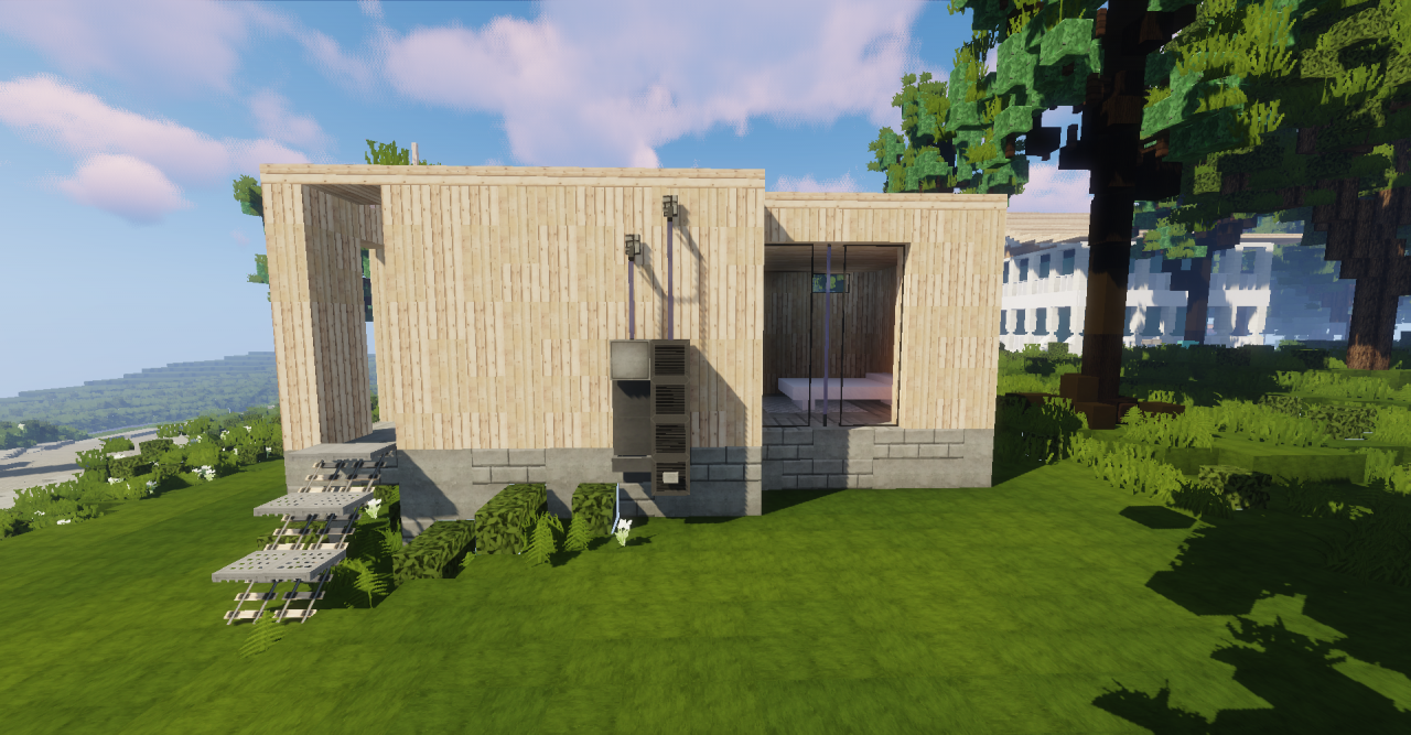 Small Modern Cabin Minecraft Map