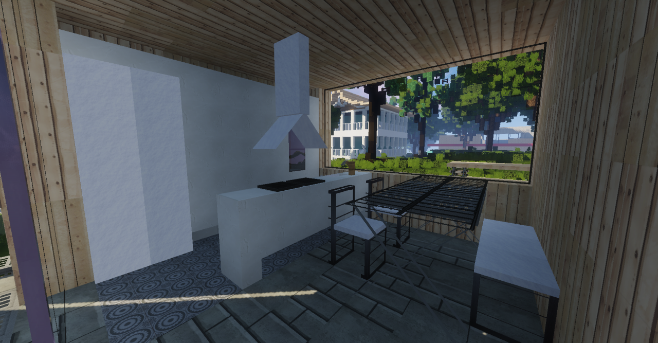 Small Modern Cabin Minecraft Map