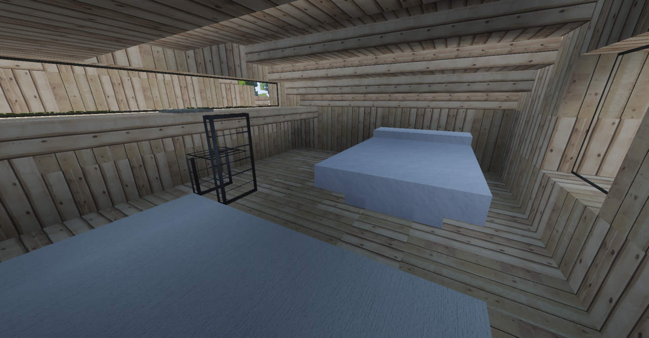 Small Modern Cabin Minecraft Map