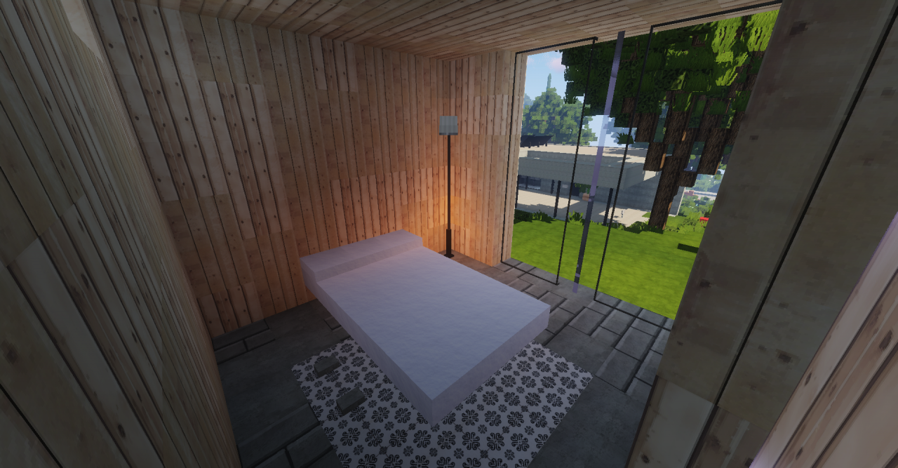 Small Modern Cabin Minecraft Map