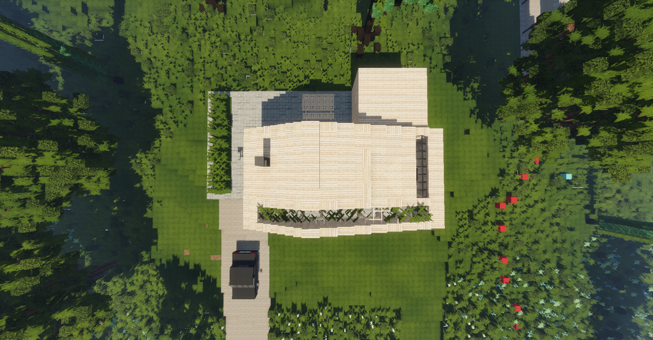 Small Modern Cabin Minecraft Map