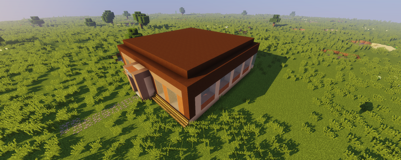 Minecraft MINEcity Library With Mods! Minecraft Map