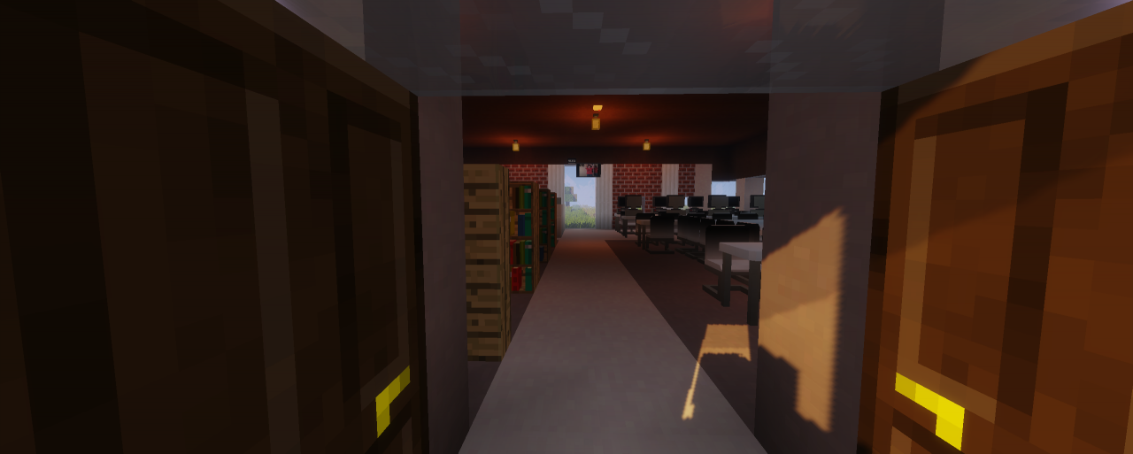 Minecraft MINEcity Library With Mods! Minecraft Map