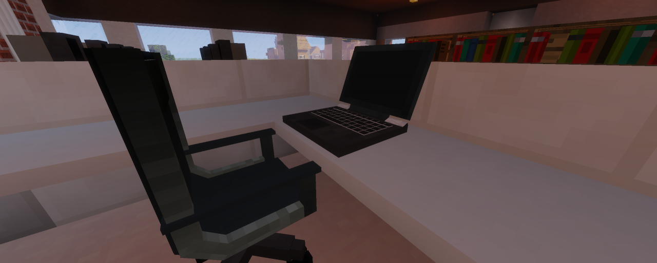 Minecraft MINEcity Library With Mods! Minecraft Map