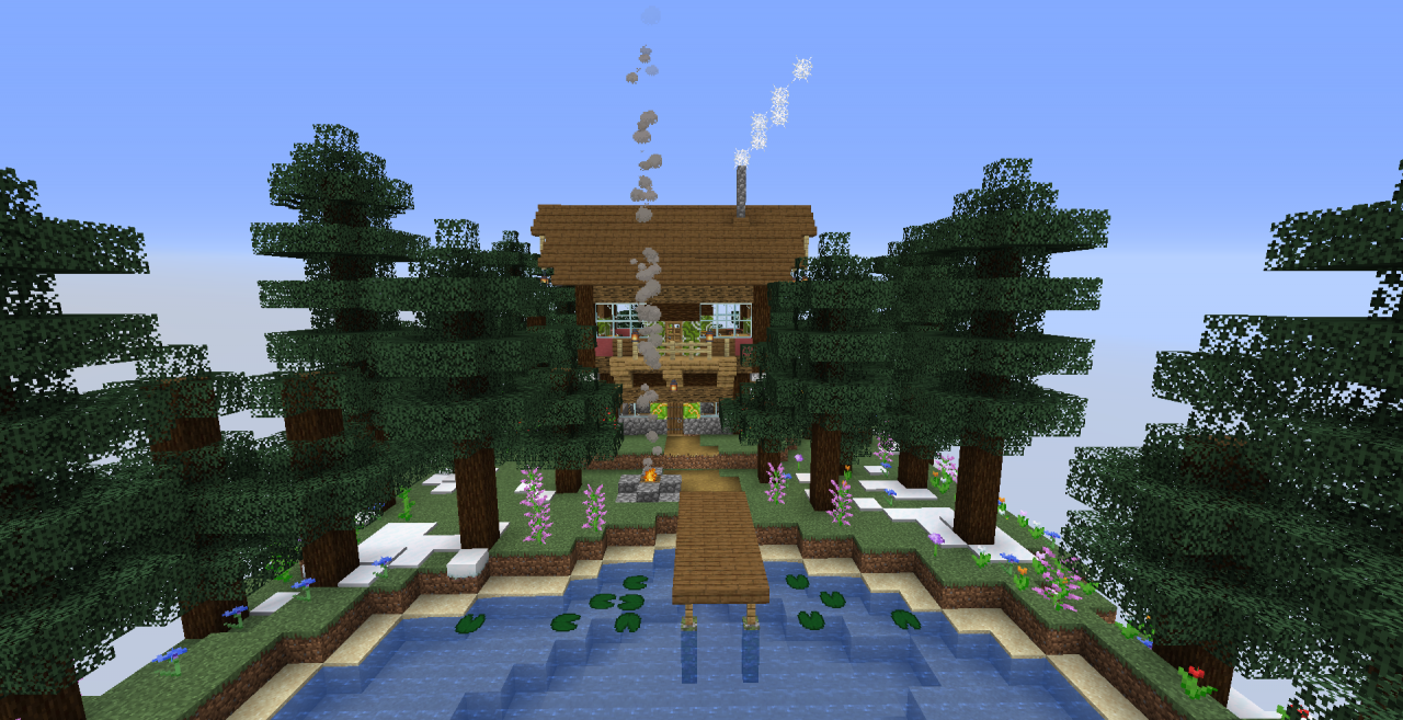 Spring Forest Cabin Minecraft Map
