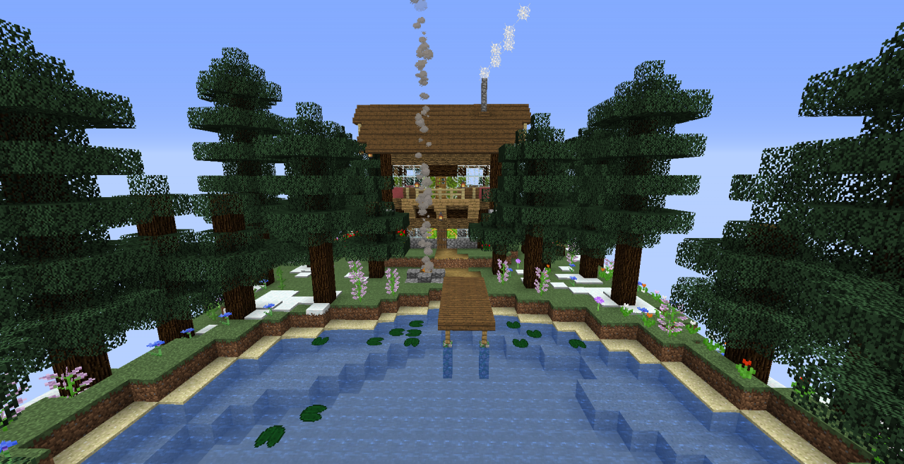 Spring Forest Cabin Minecraft Map