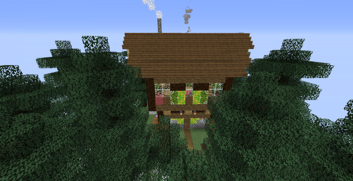 Spring Forest Cabin Minecraft Map