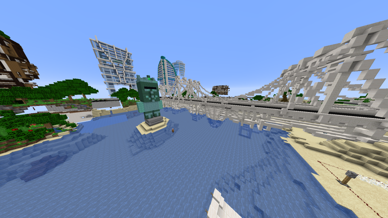 Futuristic City Minecraft Map