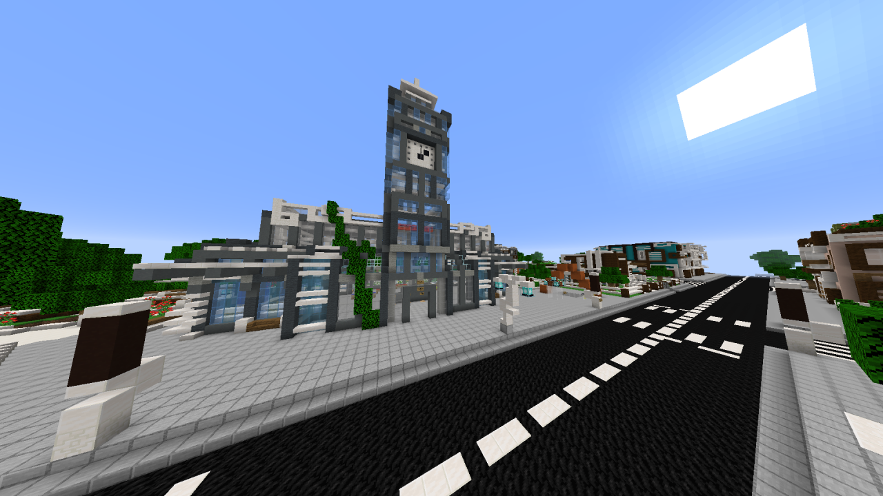 Futuristic City Minecraft Map