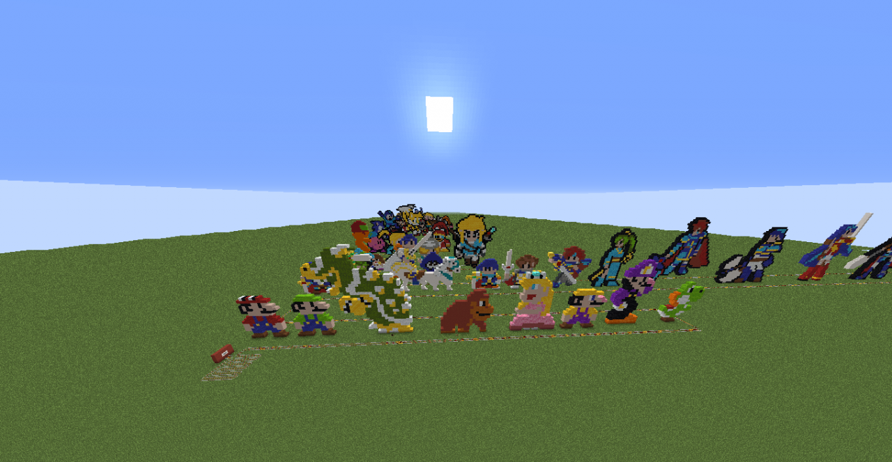 Nintendo Pixel Art (Minecraft 1.14) Minecraft Map