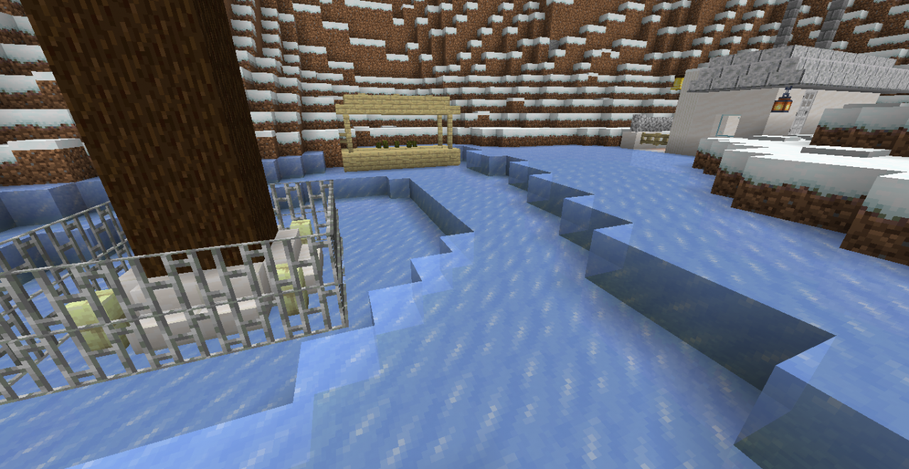 Winter Vs Spring Minecraft Map