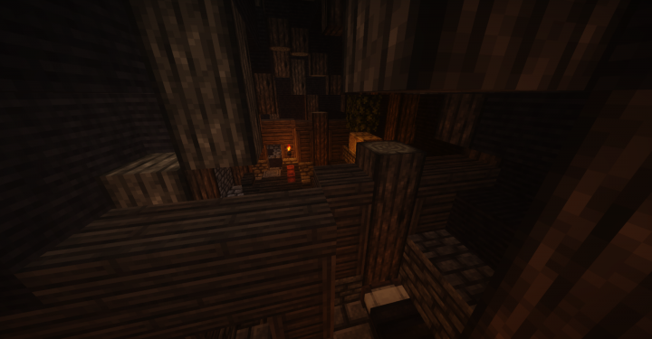 Largashbur, Orc stronghold, full interior (Skyrim TES) Minecraft Map