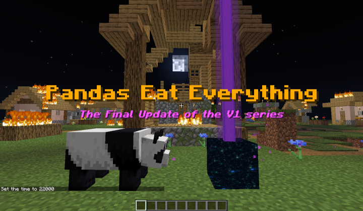 Pandas eat Everything! Minecraft Map