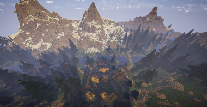 Largashbur, Orc stronghold, full interior (Skyrim TES) Minecraft Map