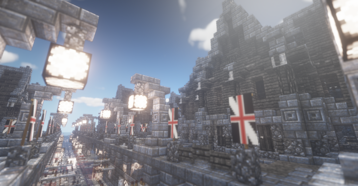 The England Empires town Minecraft Map
