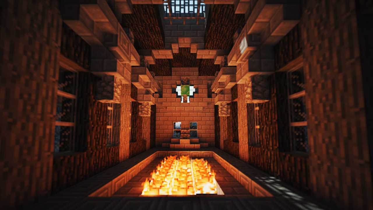 Bleak Stone - dark mountain village Minecraft Map