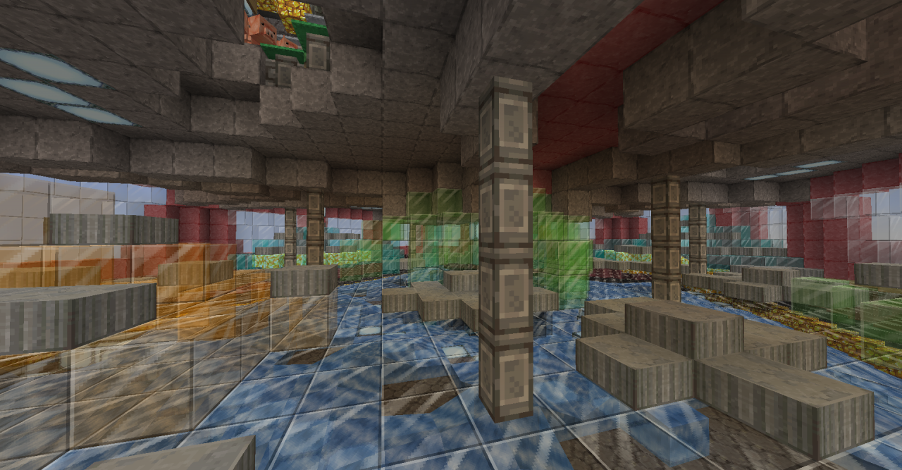 Futuristic Skyblock Spawn / HUB Minecraft Map