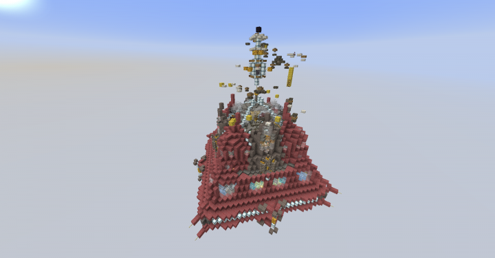 Futuristic Skyblock Spawn / HUB Minecraft Map