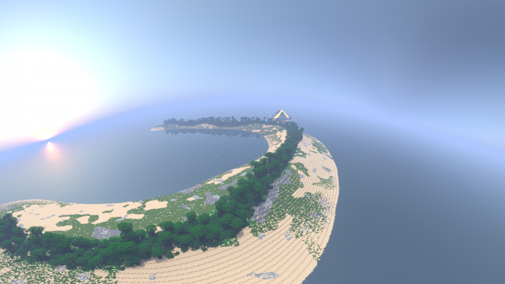 Banana Survival Island (1500x1500) (WorldPainter) Minecraft Map
