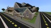 Cyan Suburban House Minecraft Map