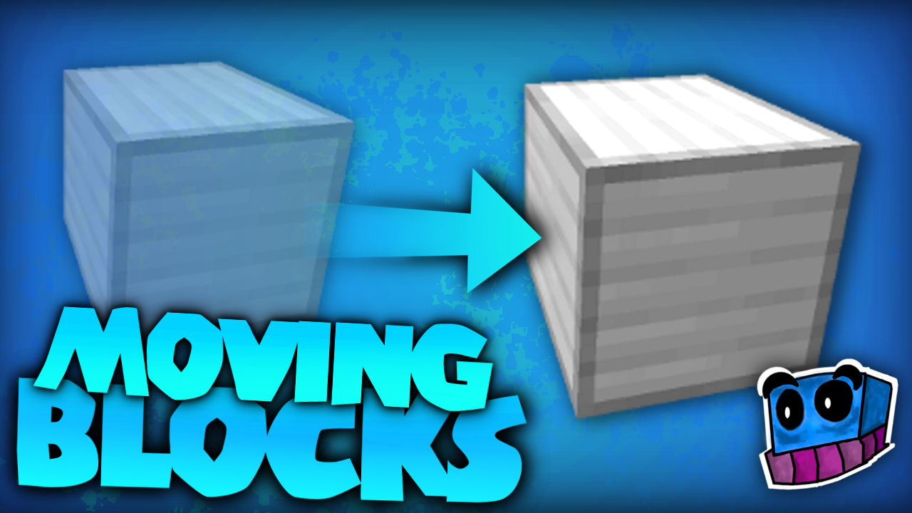 Moving Blocks in Vanilla Minecraft Minecraft Map