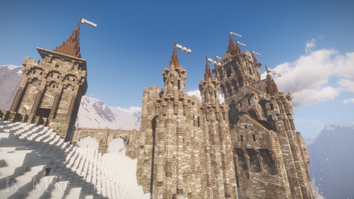 Castle in mountains [Project 2019] Minecraft Map