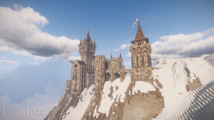 Castle in mountains [Project 2019] Minecraft Map