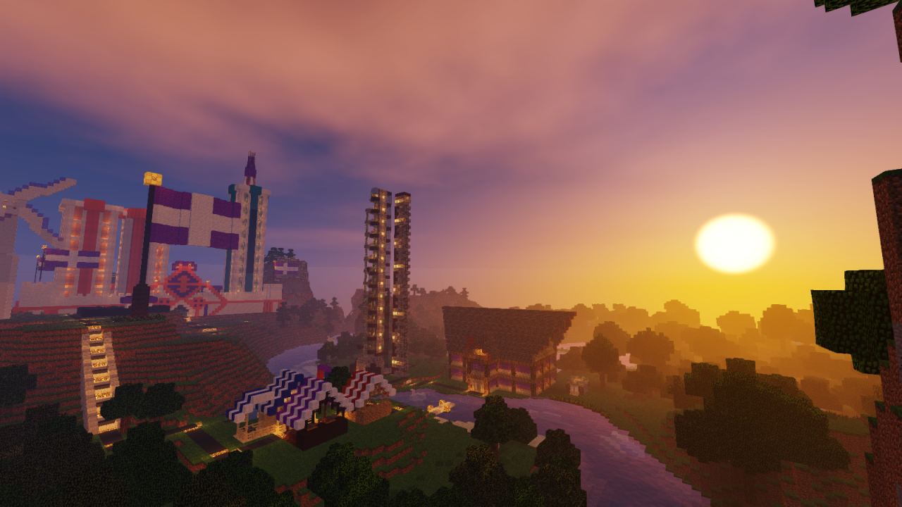 Minecraft City Map with different CITIES!!! WORK IN PROGRESS Minecraft Map