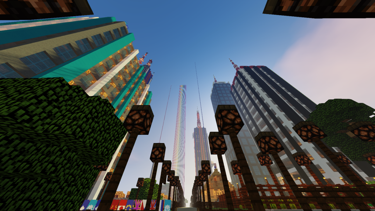 Minecraft City Map with different CITIES!!! WORK IN PROGRESS Minecraft Map