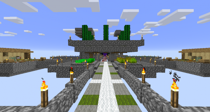 Skyblock Survival Build Minecraft Map