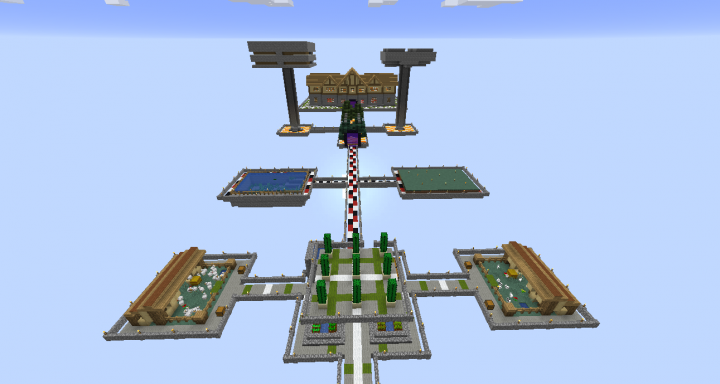 Skyblock Survival Build Minecraft Map