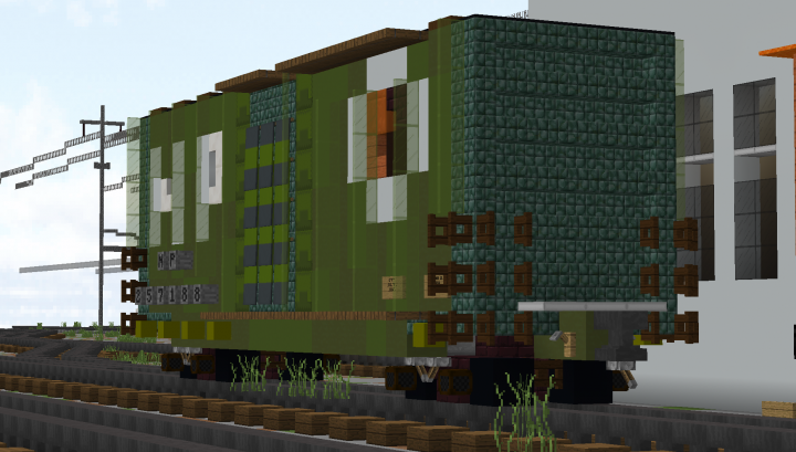 Northern Pacific hi-Cube Boxcar 40ft Minecraft Map