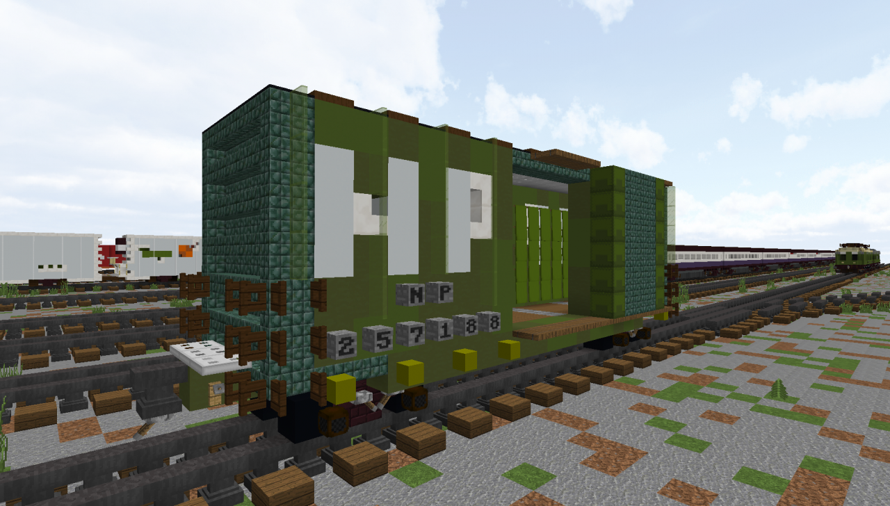 Northern Pacific hi-Cube Boxcar 40ft Minecraft Map