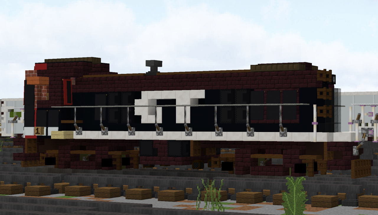 ALCO S-4 Locomotive switcher Grand Trunk Railroad Minecraft Map