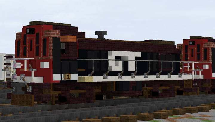 ALCO S-4 Locomotive switcher Grand Trunk Railroad Minecraft Map