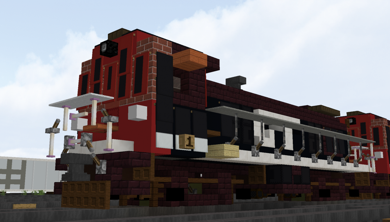 ALCO S-4 Locomotive switcher Grand Trunk Railroad Minecraft Map