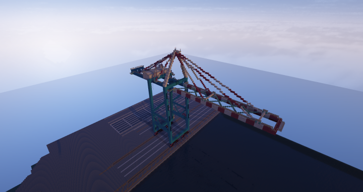 [1.5:1] STS Gantry Port Crane Minecraft Map