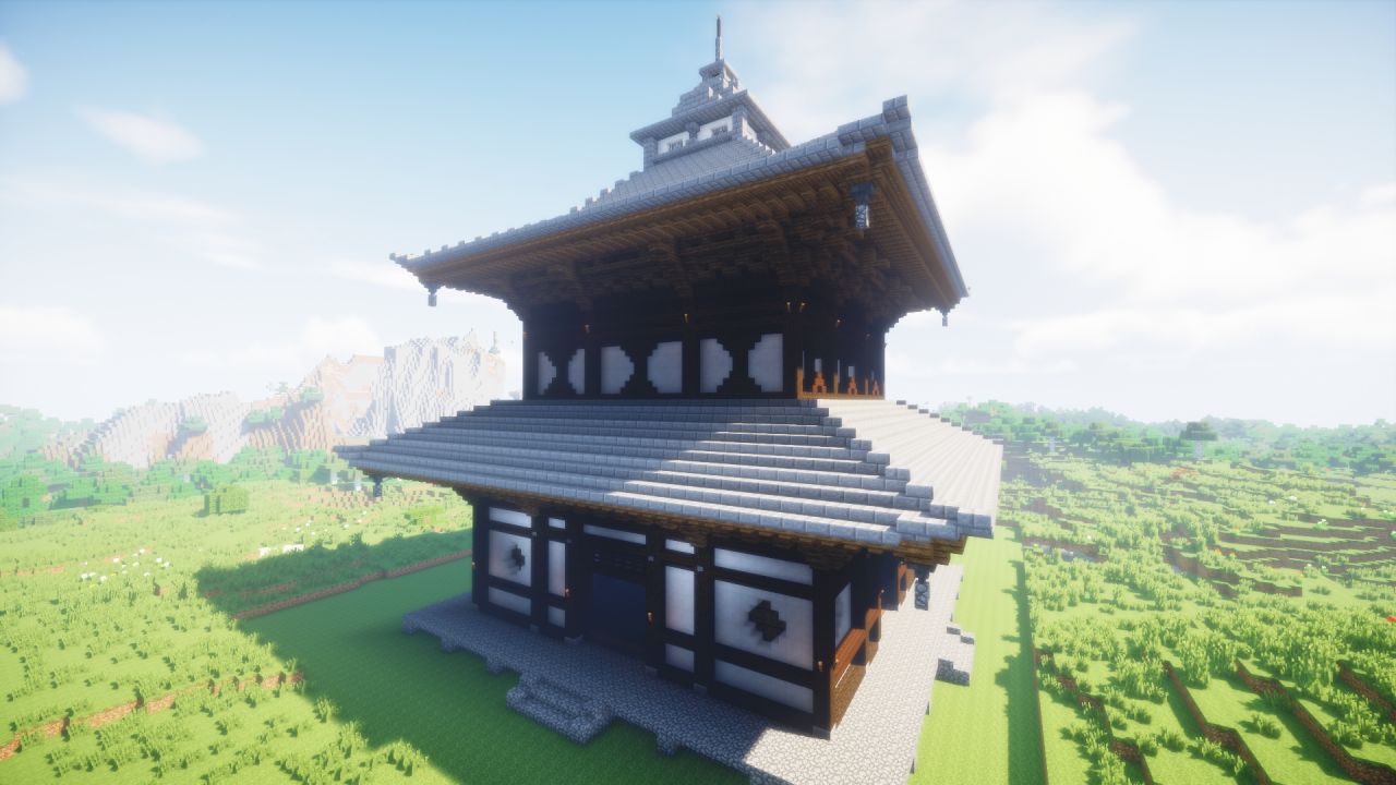 Japanese style tower Minecraft Map