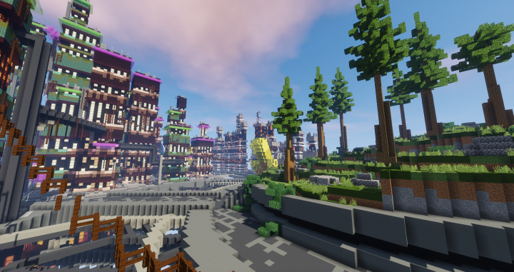 800x800warzone + 300x300 spawn Minecraft Map