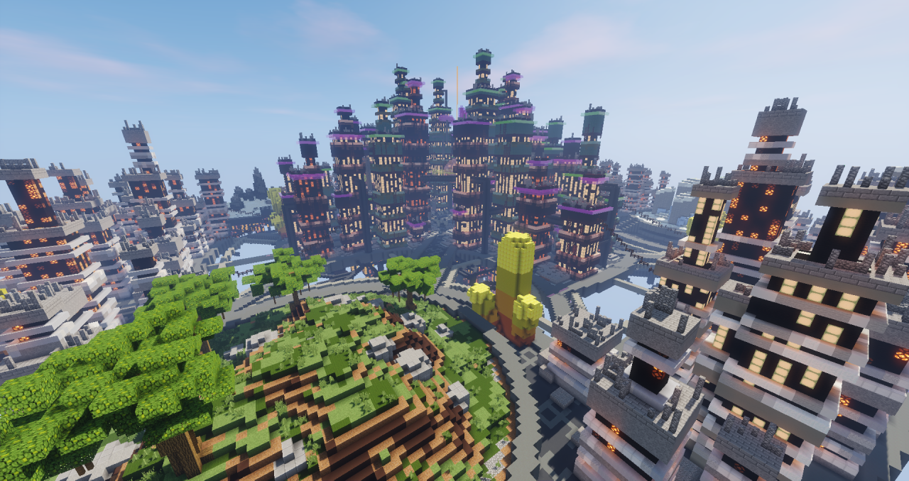 800x800warzone + 300x300 spawn Minecraft Map