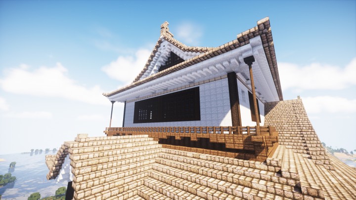 Japanese Castle (Model Matsuyama Castle) Minecraft Map