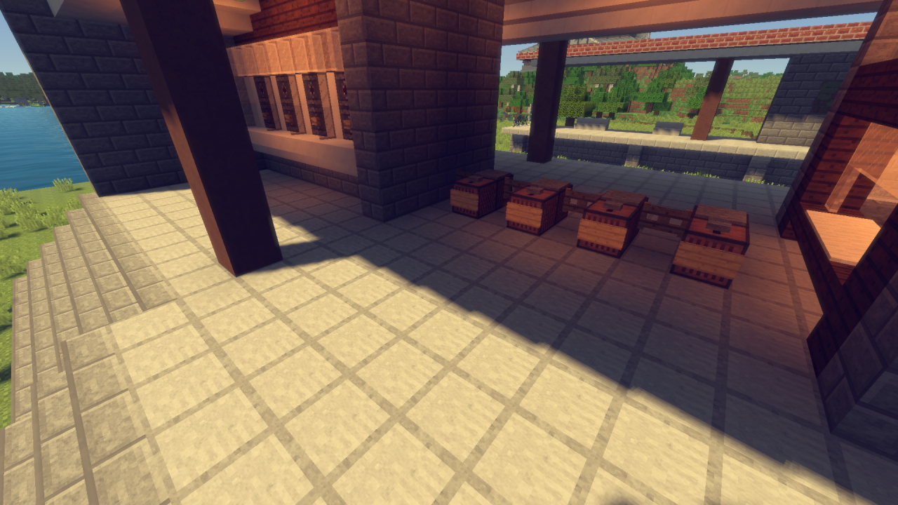 Country-style station Minecraft Map