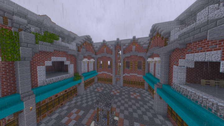 European style Warp Shop concept Minecraft Map