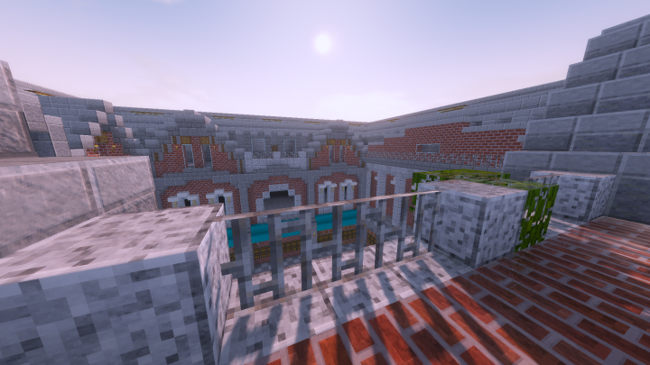 European style Warp Shop concept Minecraft Map