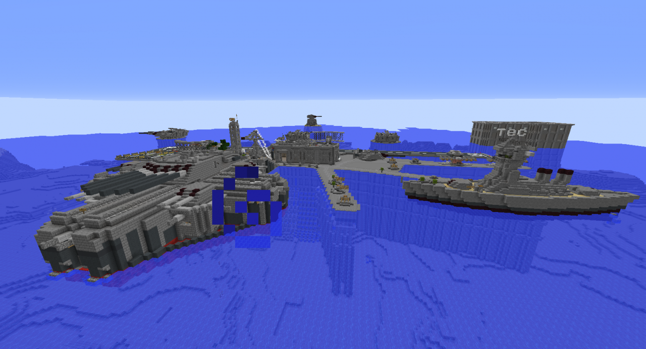 The sea base Minecraft Map